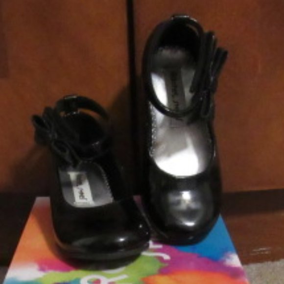 Rachel Shoes | Shoes | Rachel Shoes Black Heels Lil Janet Toddler Girls ...